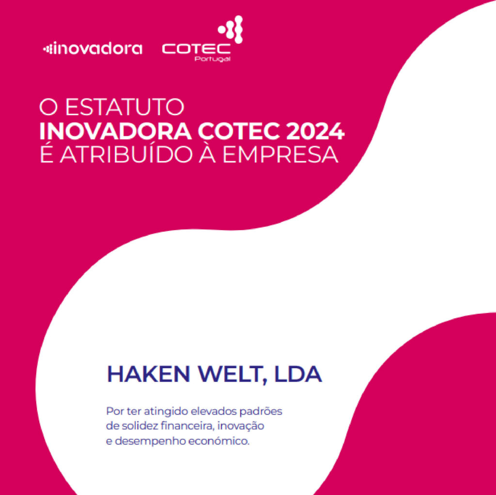 HAKEN RECEIVES INNOVATOR COTEC 2024 STATUS | IBG – International Business Group